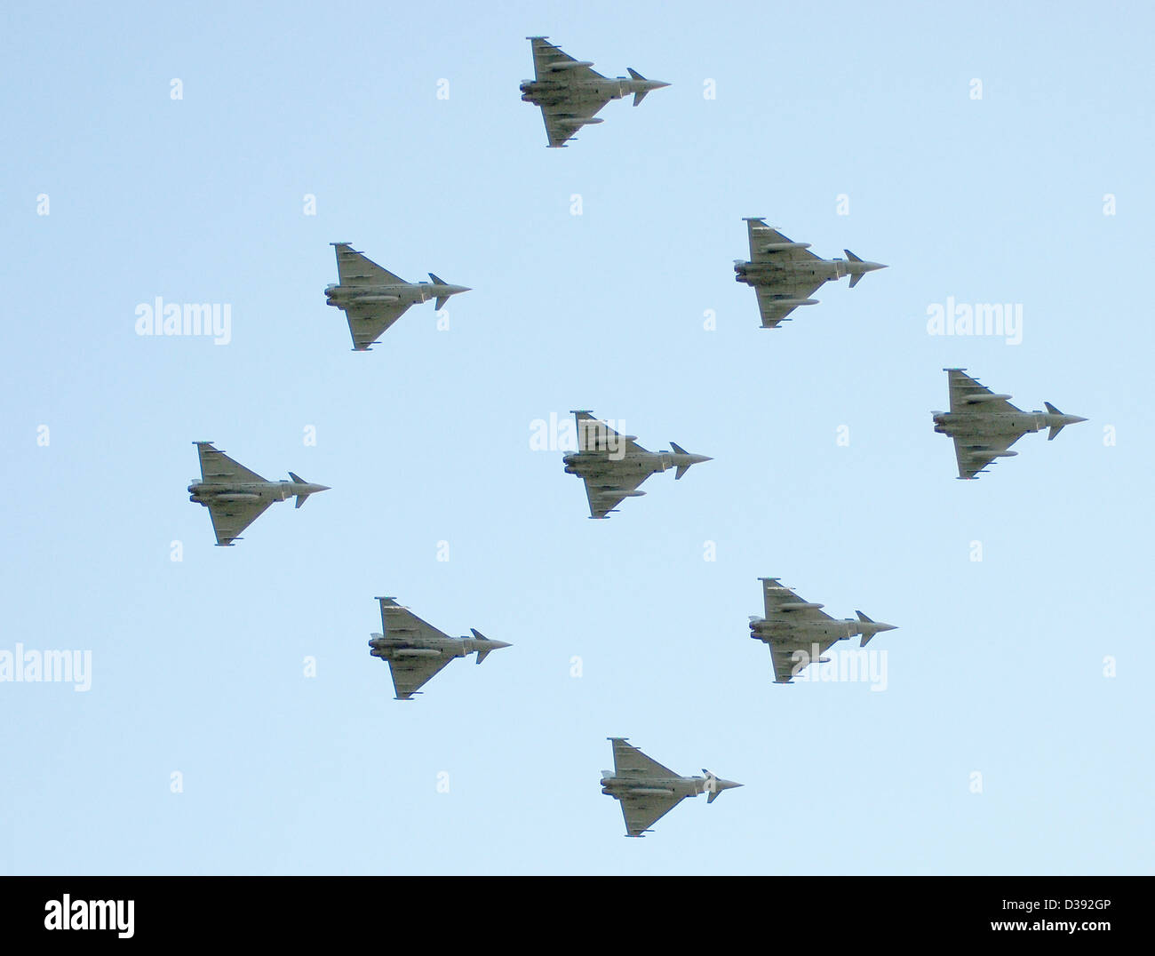 Typhoon Aircraft, Leuchars, Scotland, United KIngdom Stock Photo - Alamy