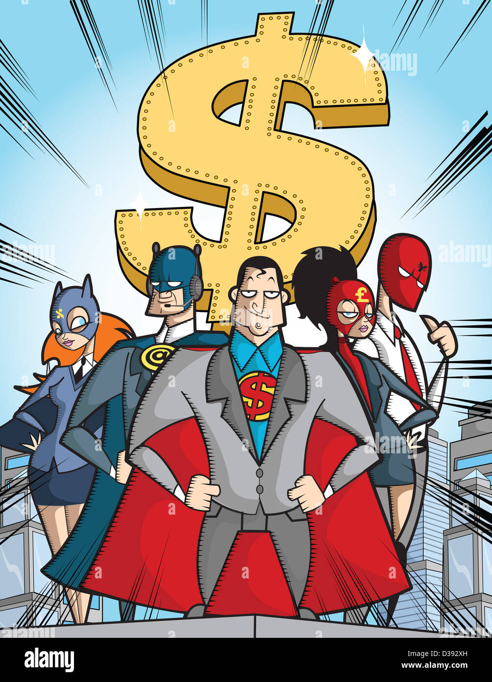 Business people with arms akimbo hi-res stock photography and images ...