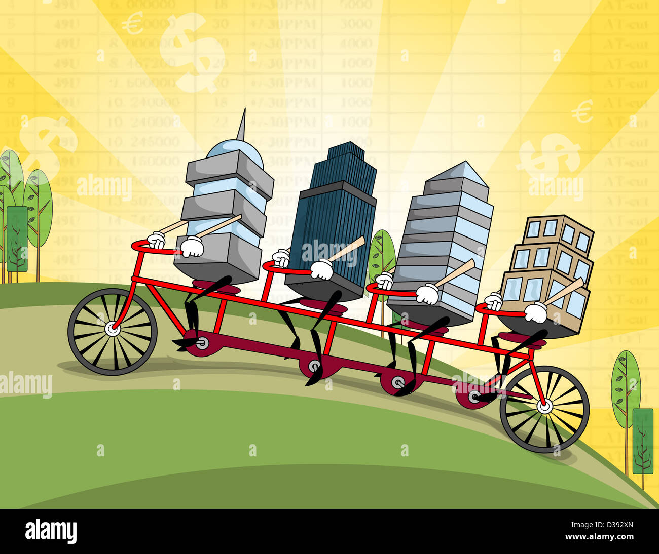 Merger art hi-res stock photography and images - Alamy