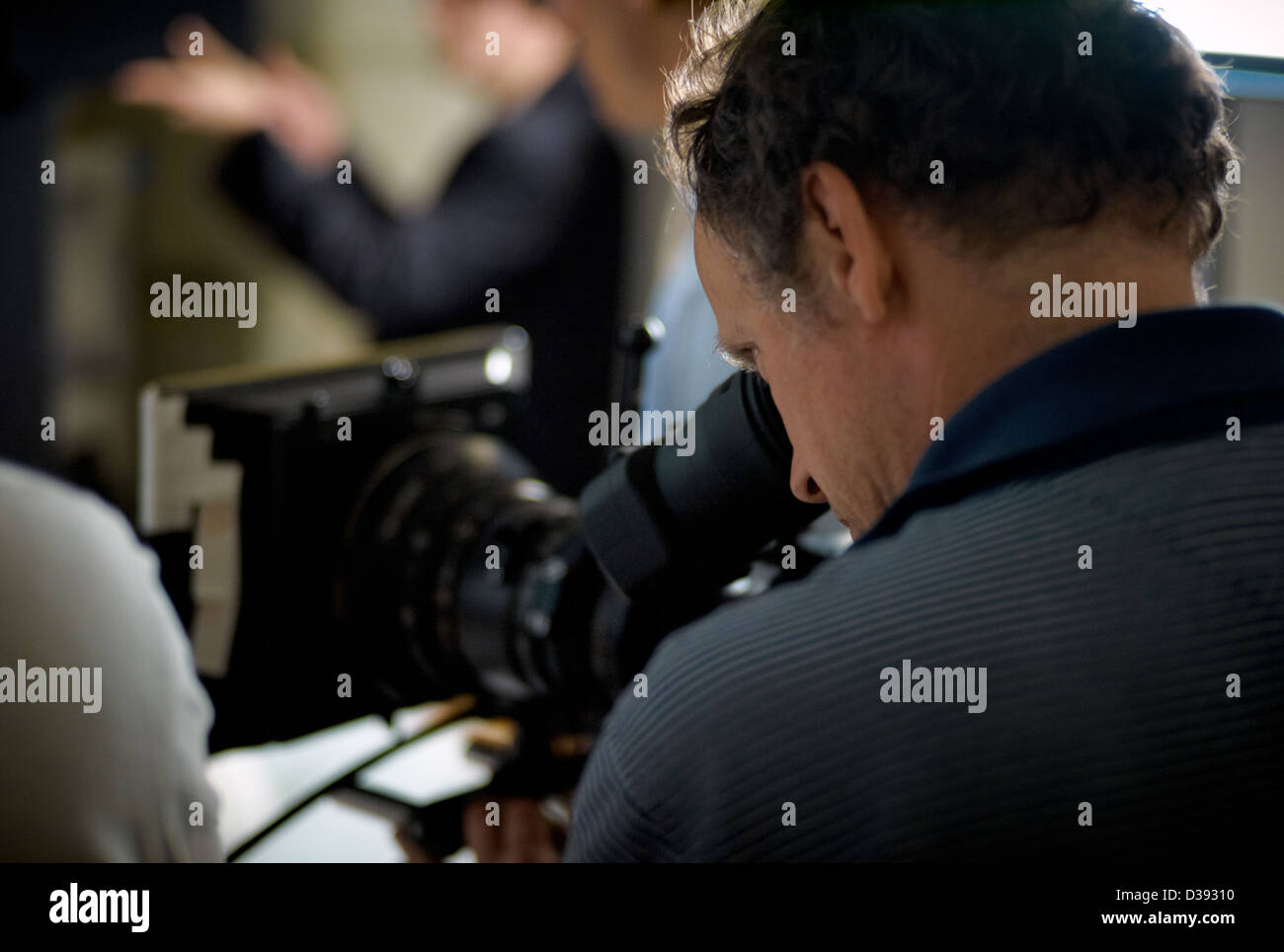Berlin, Germany, cinematographer Frank Bruenner during filming Stock ...