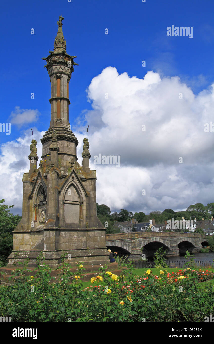 Randolph Earl of Galloway Memorial, Newton Stewart, Dumfries and ...