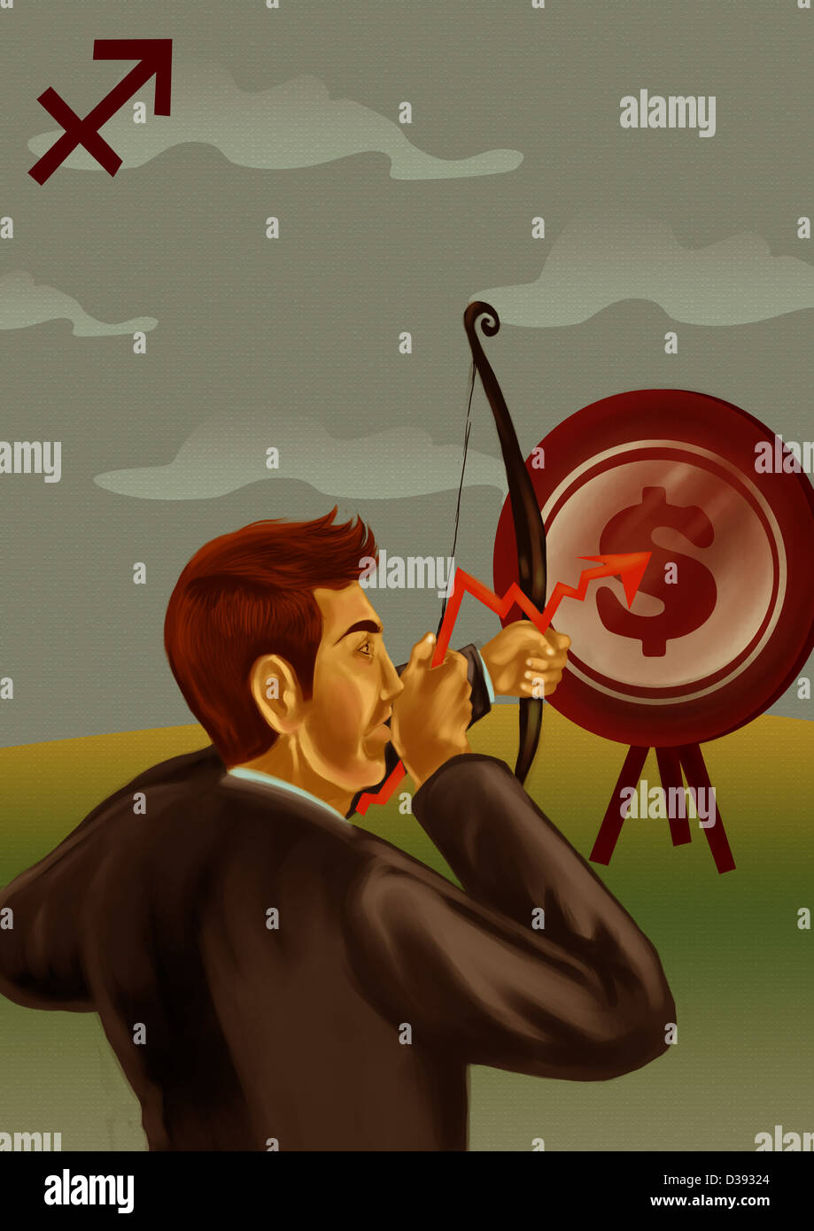 Aiming with bow hi-res stock photography and images - Alamy