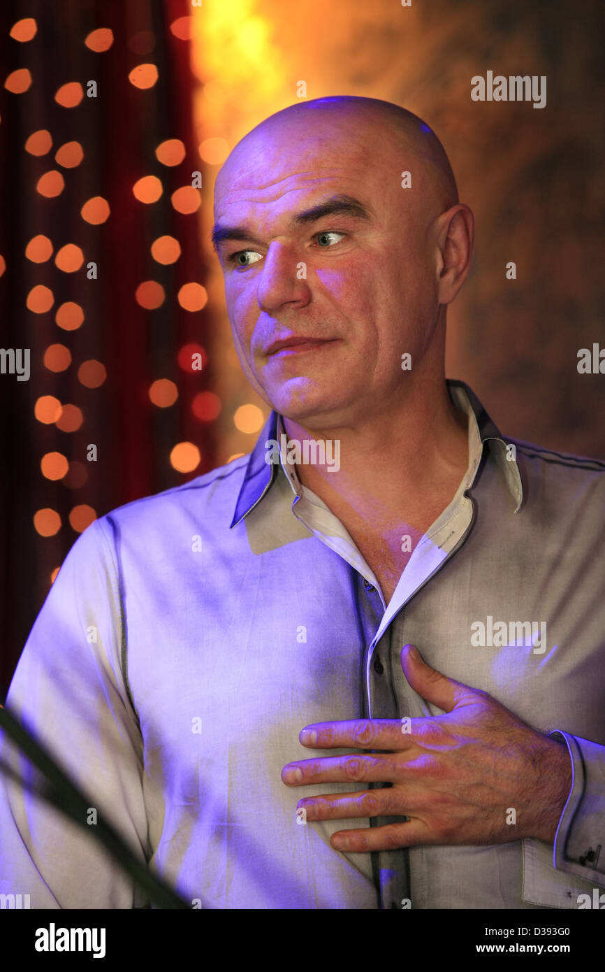 Russian singer and musician Sergey Mazaev Stock Photo - Alamy