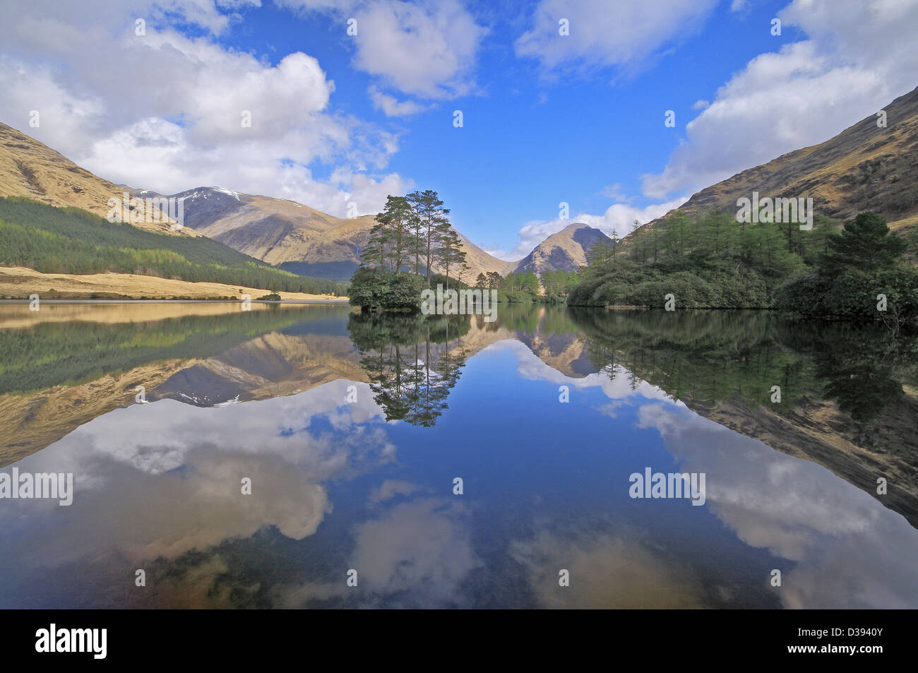 Lochan Urr, Glen Etive, Highlands, Scotland, UK Stock Photo - Alamy
