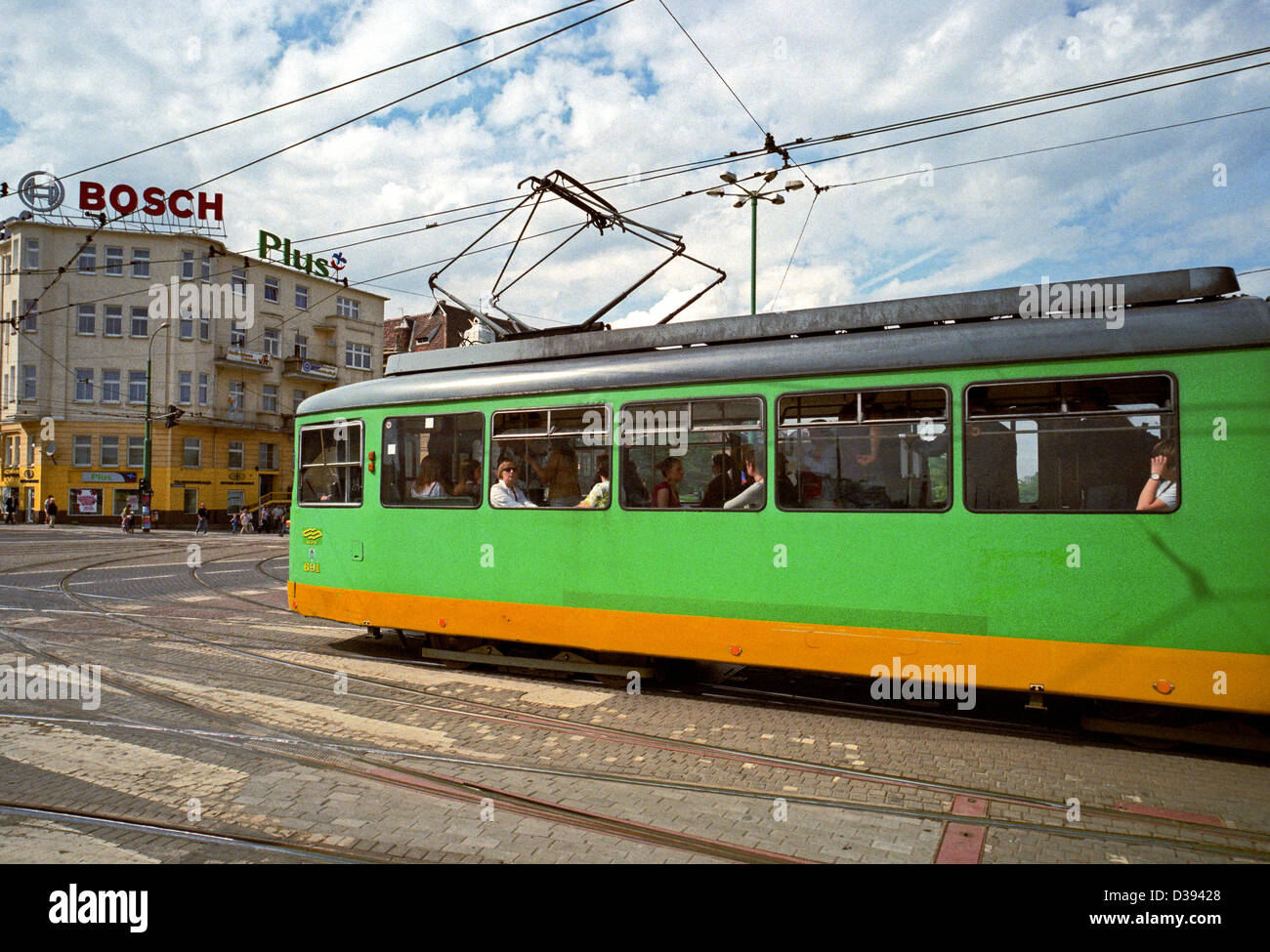 Polish trams hi-res stock photography and images - Alamy
