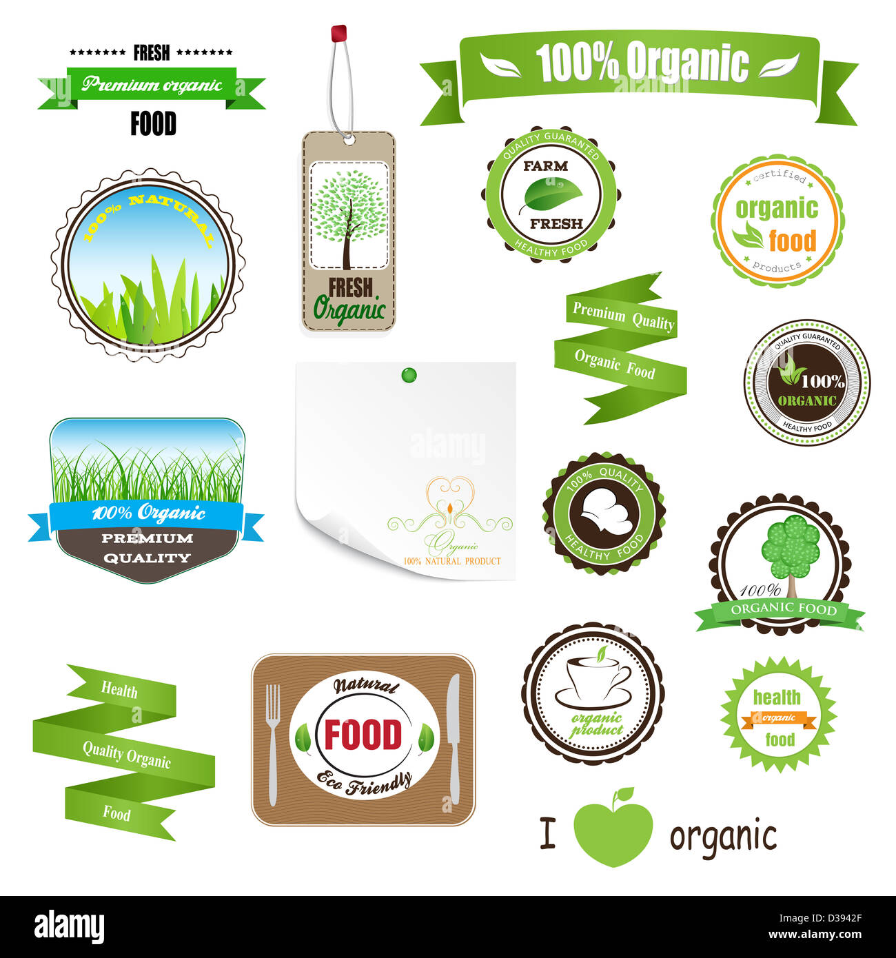 Logo labels Cut Out Stock Images & Pictures - Alamy