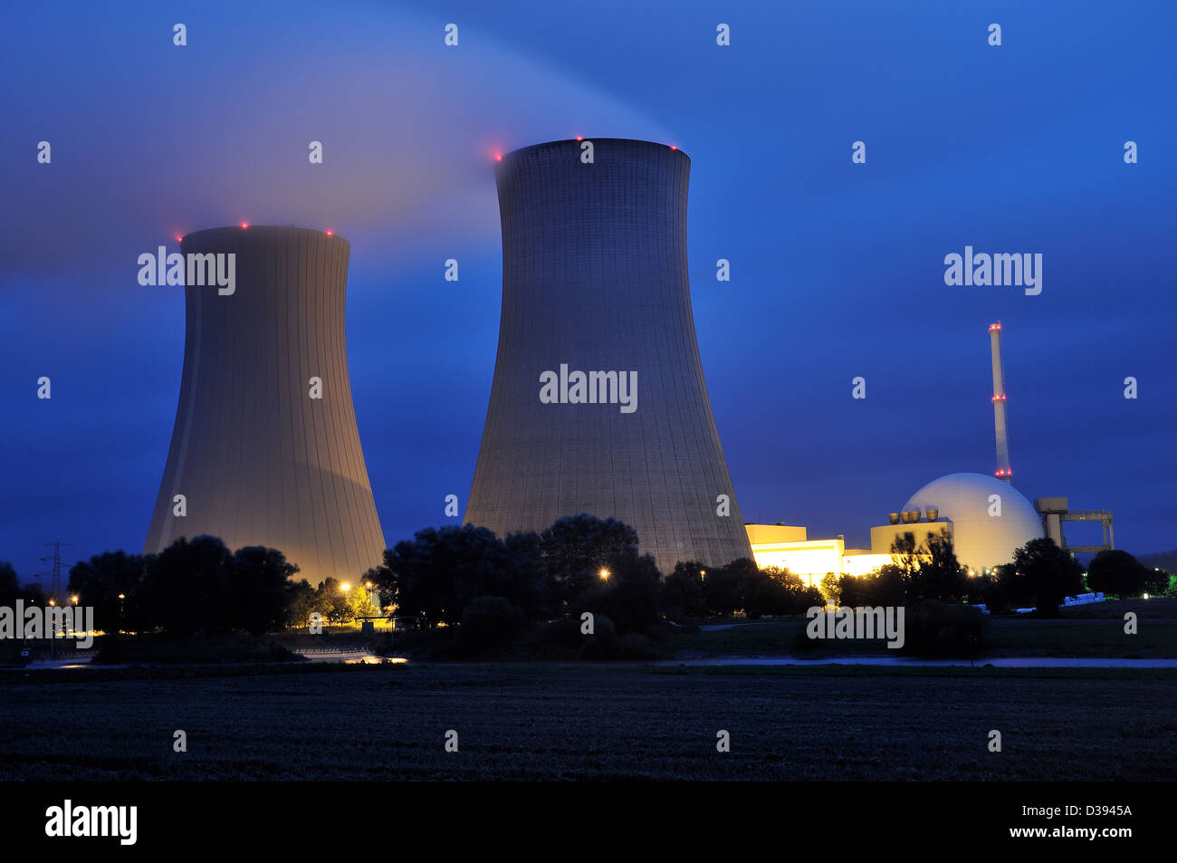 Emmerthal, Germany, the Grohnde Stock Photo - Alamy