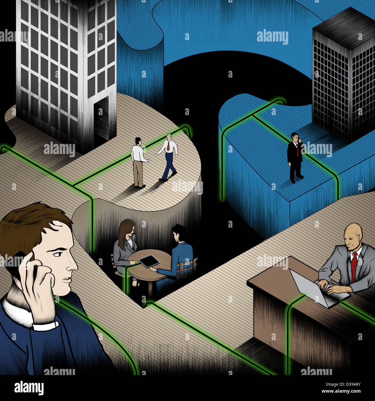 Tech networking hi-res stock photography and images - Alamy