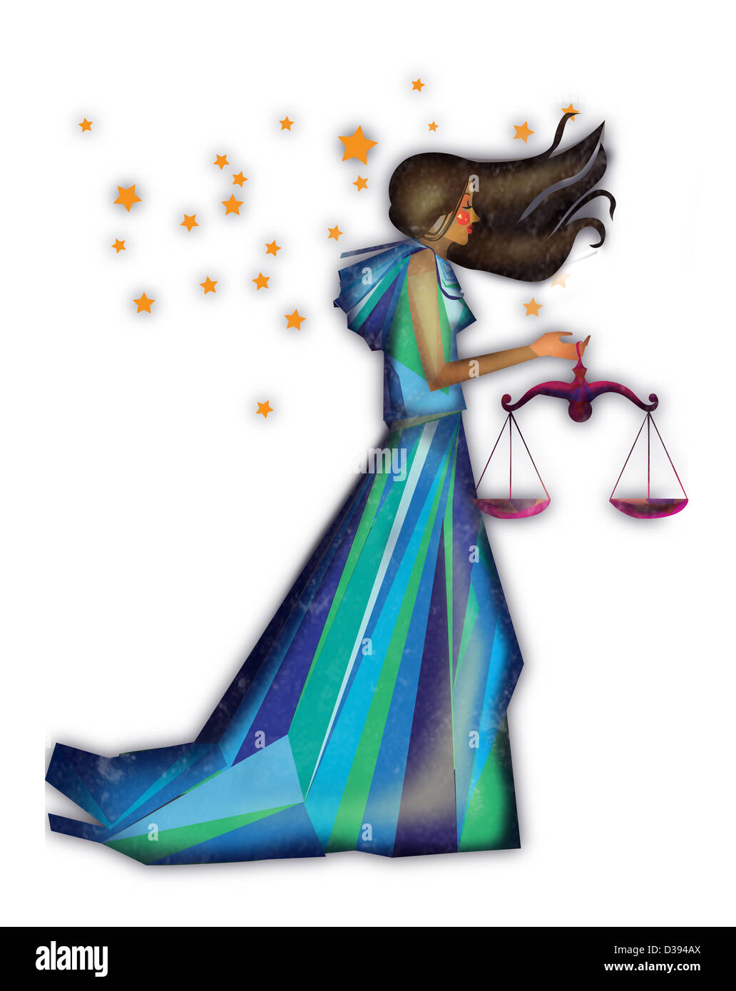 Libra zodiac hi-res stock photography and images - Alamy