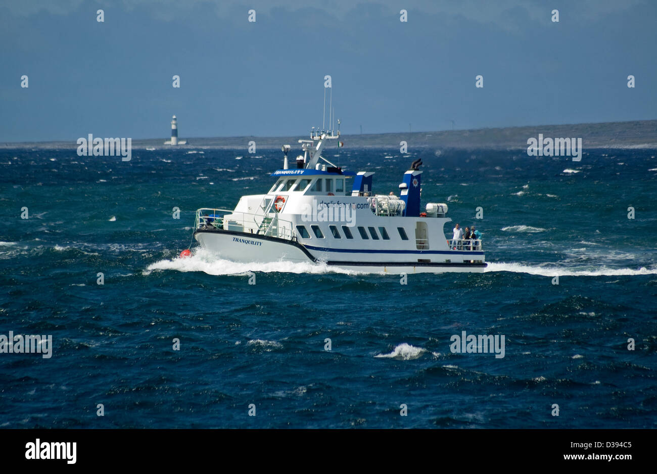 Doolin-Aran Island Ferry on crossing between Inisheer, Aran Island and ...