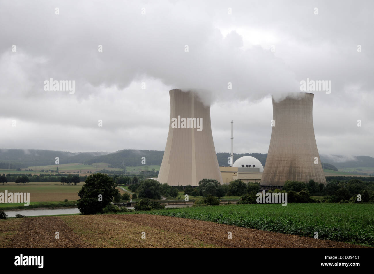 Emmerthal, Germany, the Grohnde Stock Photo - Alamy
