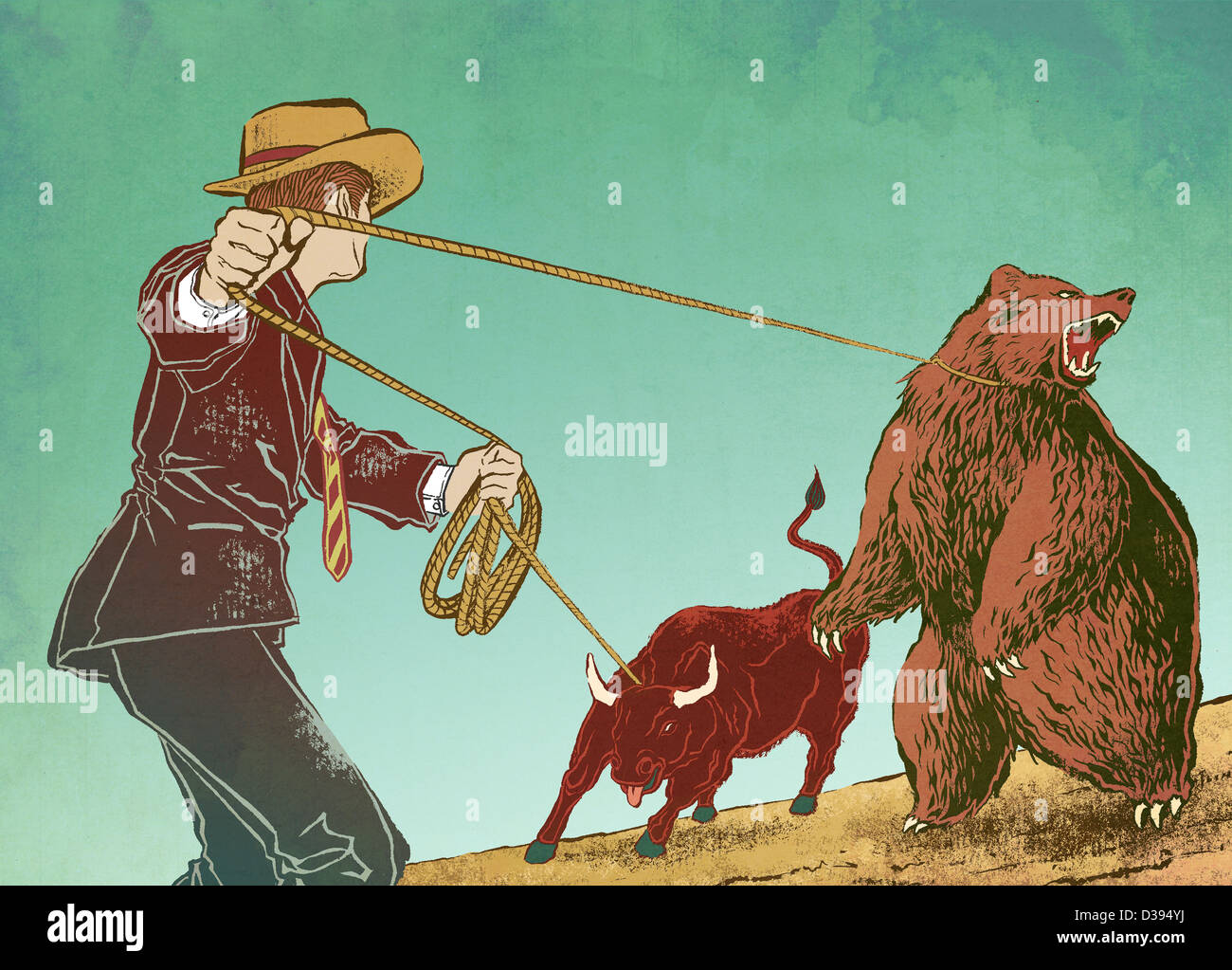 Bull and bear hi-res stock photography and images - Alamy