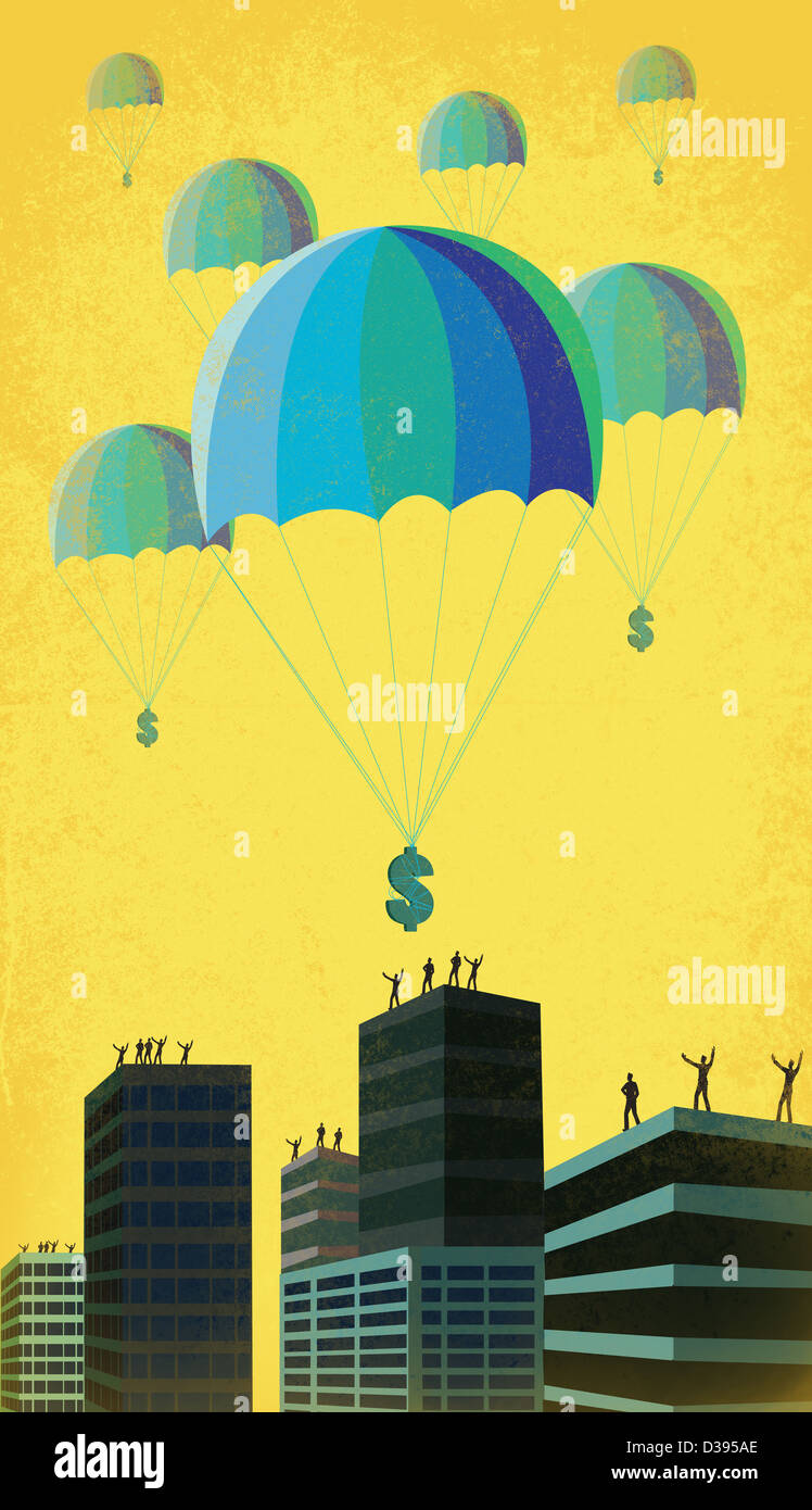 Illustration of financial funding Stock Photo - Alamy