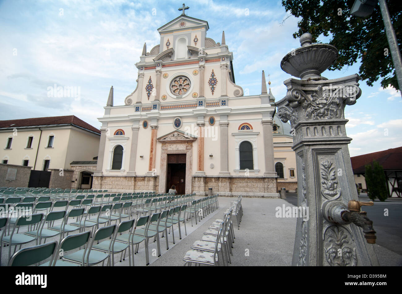 Famous Brezje church Stock Photo - Alamy