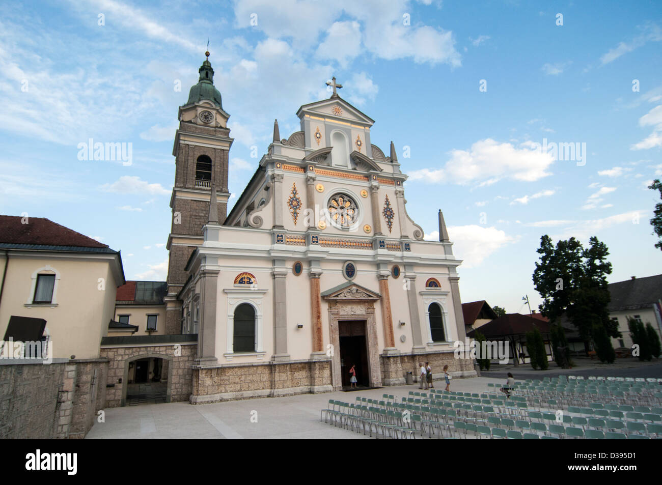 Famous Brezje church Stock Photo - Alamy