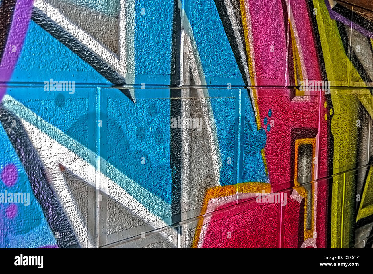 Abstract drawing graffiti on a street wall Stock Photo - Alamy