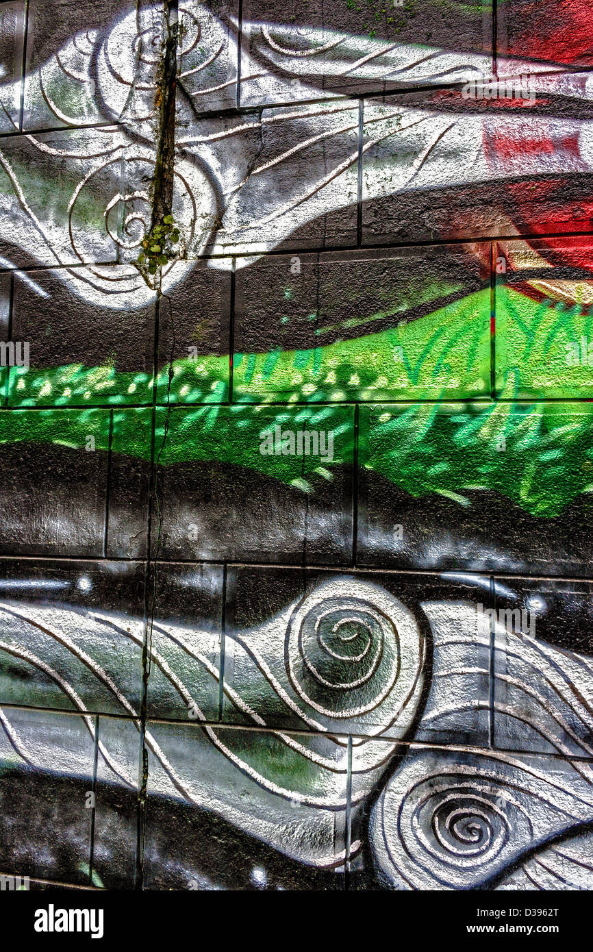 Suggestive drawing graffiti on a street wall Stock Photo - Alamy