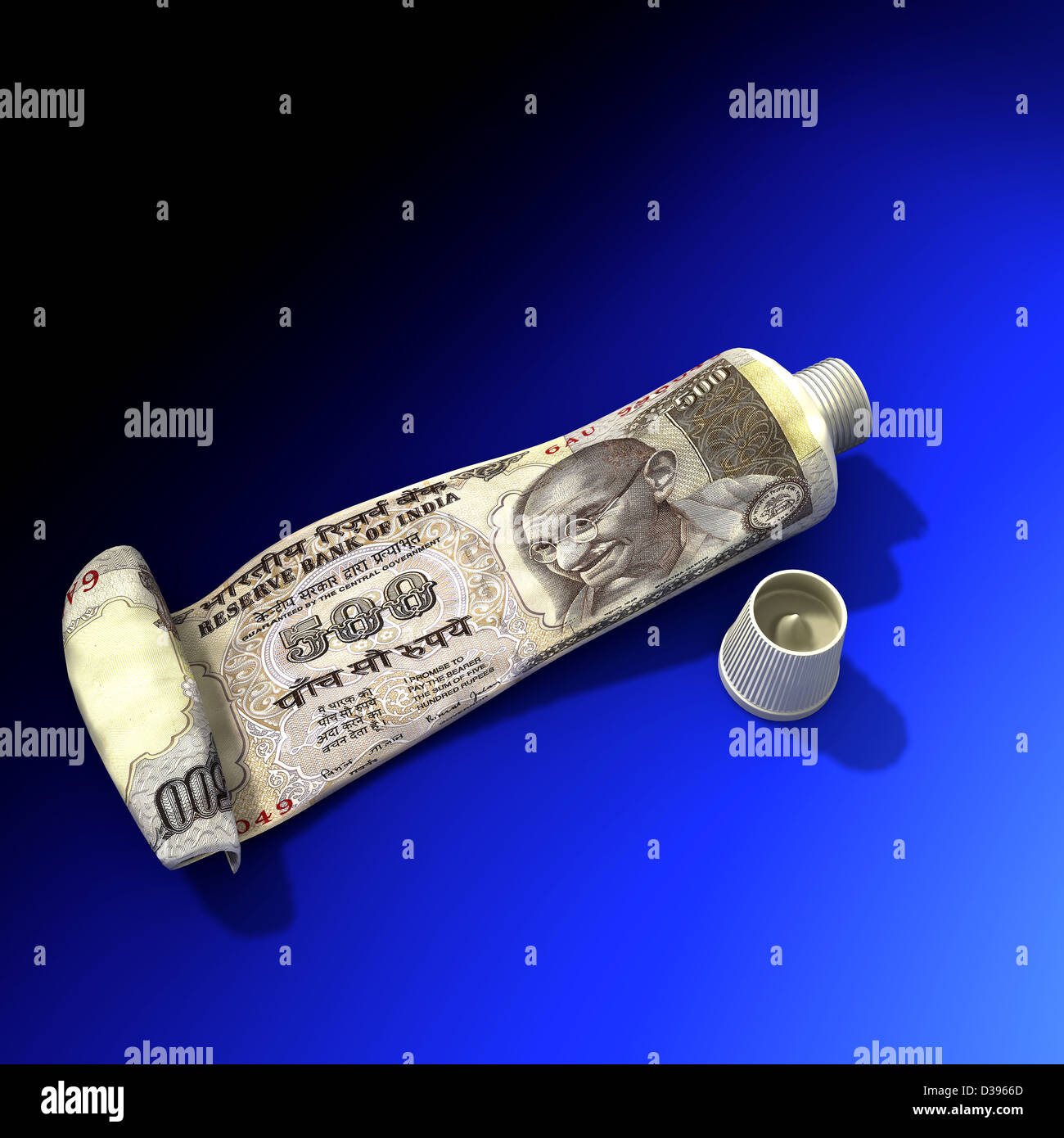 Five hundred rupee note hi-res stock photography and images - Alamy