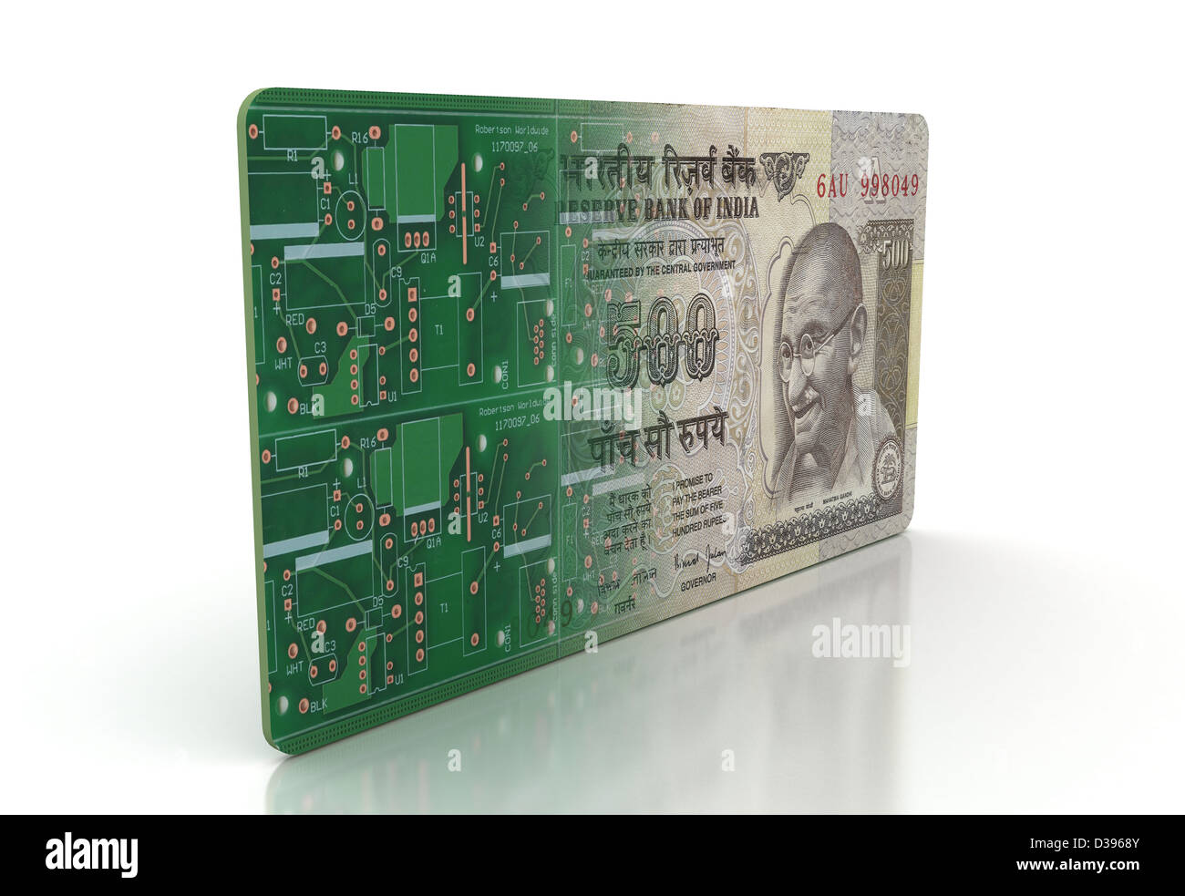Mahatma gandhi on indian currency hi-res stock photography and images ...