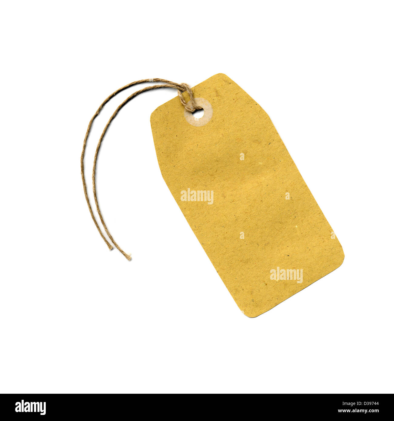 A paper tag or label or sticker Stock Photo - Alamy