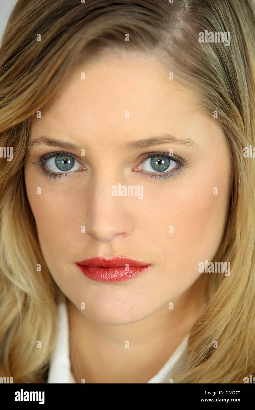 Young woman looking sad Stock Photo - Alamy Young woman looking sad Stock Photo - Alamy
