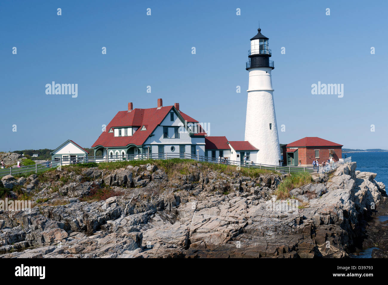 Portland head lighthouse hi-res stock photography and images - Alamy