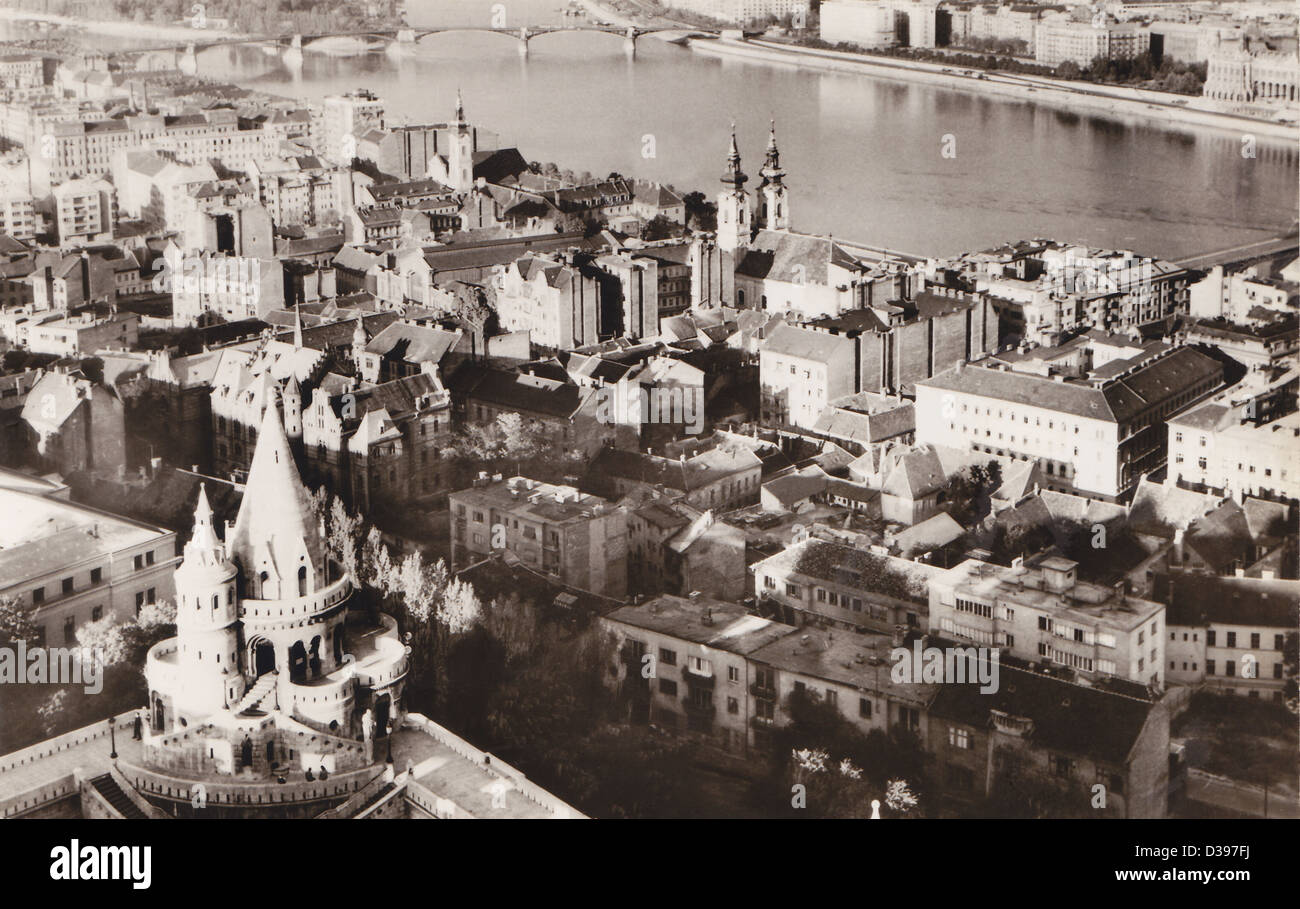 Old Budapest picture, from around 1940 Stock Photo - Alamy