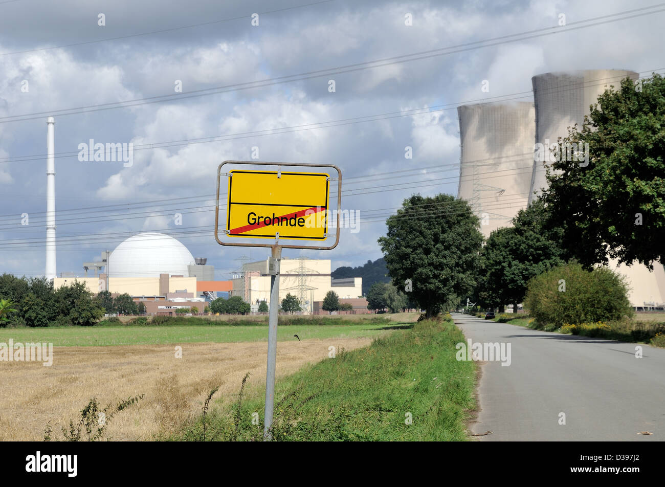 Emmerthal, Germany, the Grohnde Stock Photo - Alamy