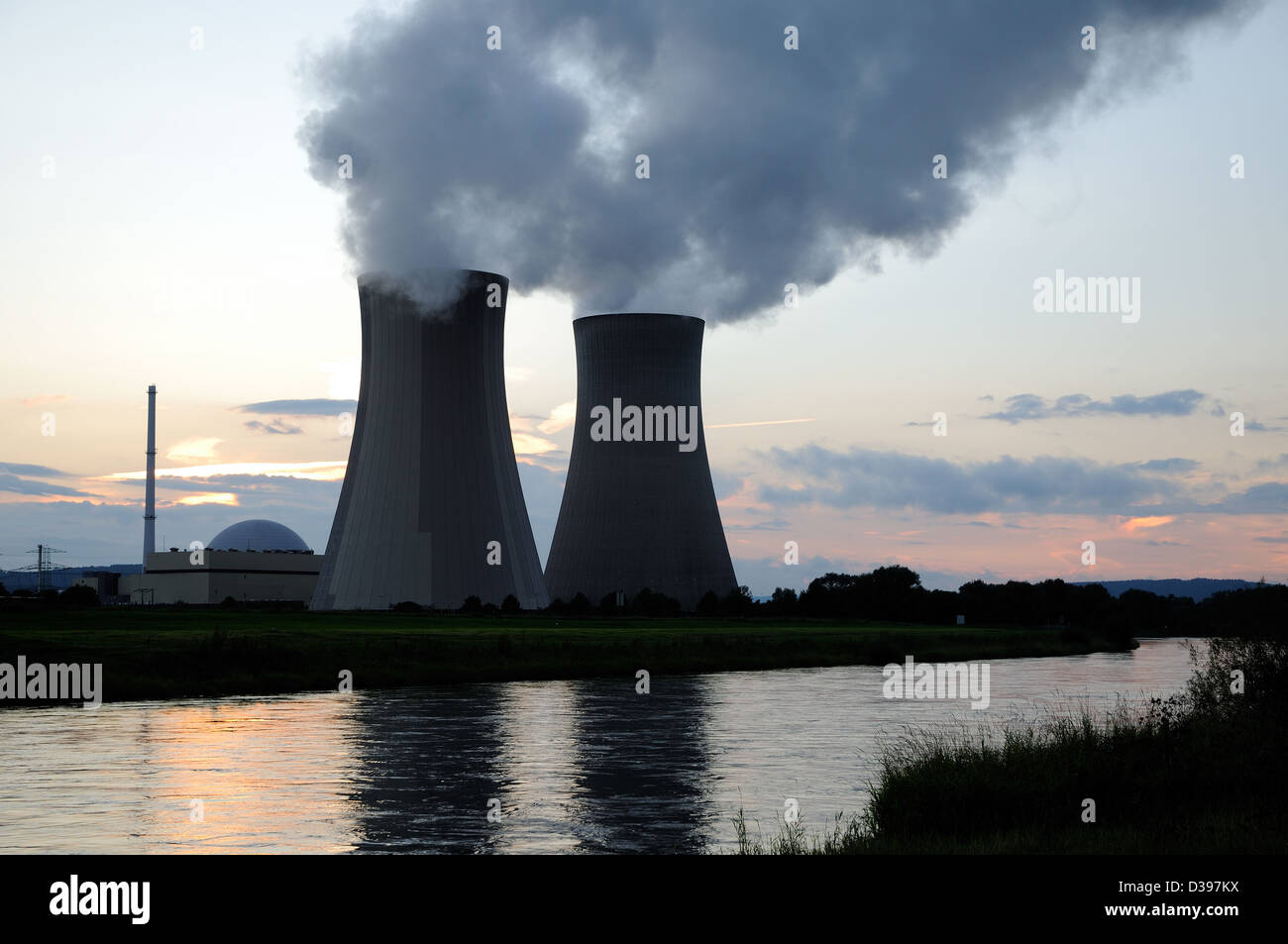 Emmerthal, Germany, the Grohnde Stock Photo - Alamy