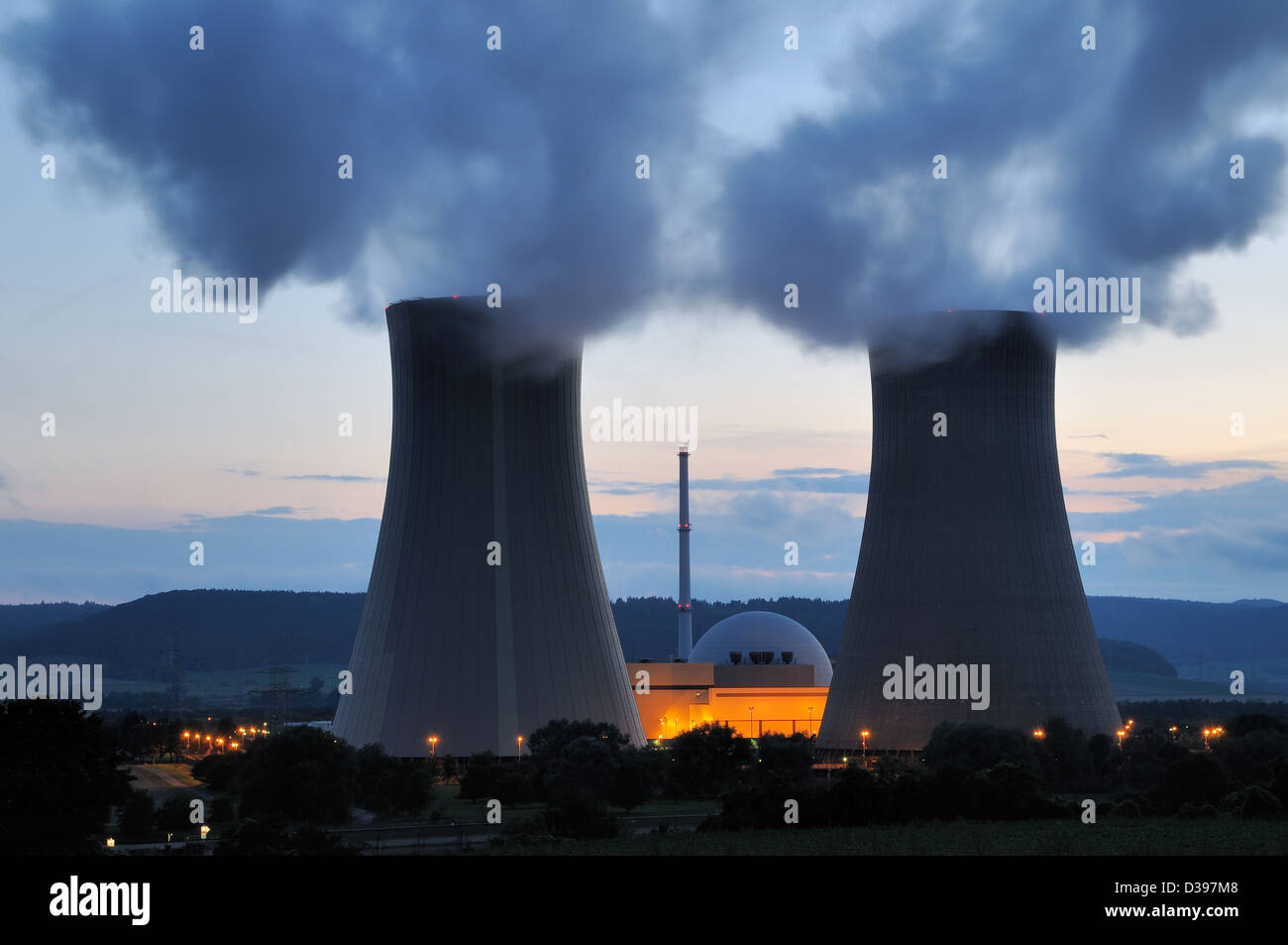 Emmerthal, Germany, the Grohnde Stock Photo - Alamy