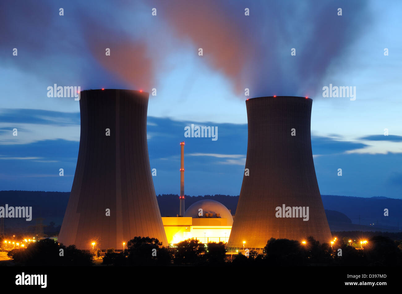 Emmerthal, Germany, the Grohnde Stock Photo - Alamy