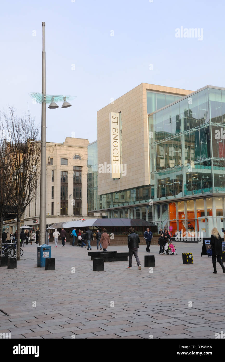 St Enoch Square shopping centre in Glasgow, Scotland, UK Stock Photo ...