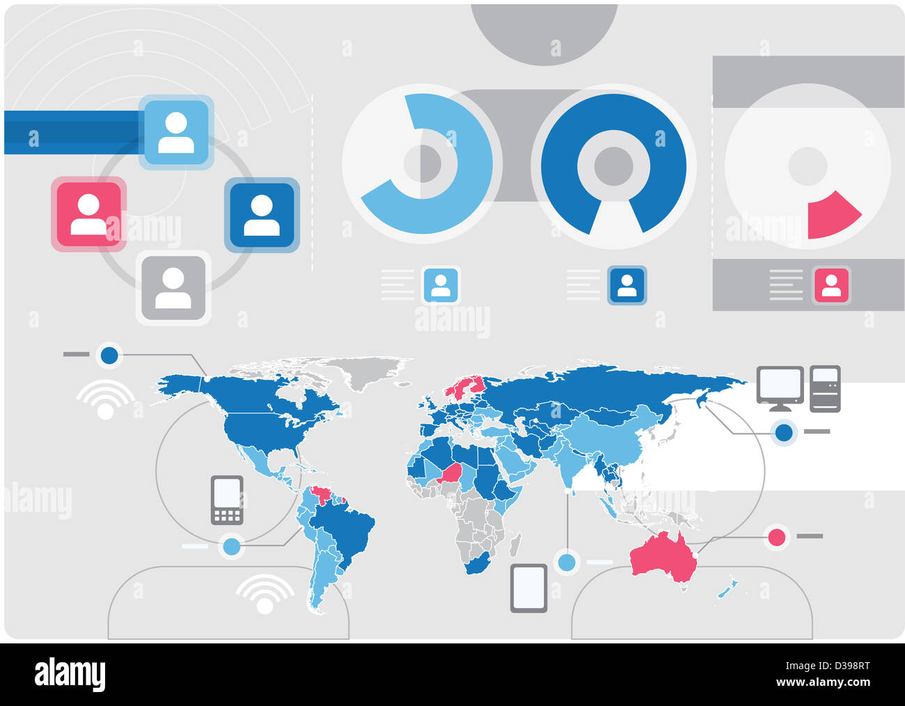 Social networking map hi-res stock photography and images - Alamy