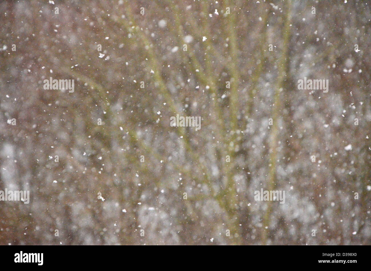 Snow Storm in Beverley Stock Photo - Alamy