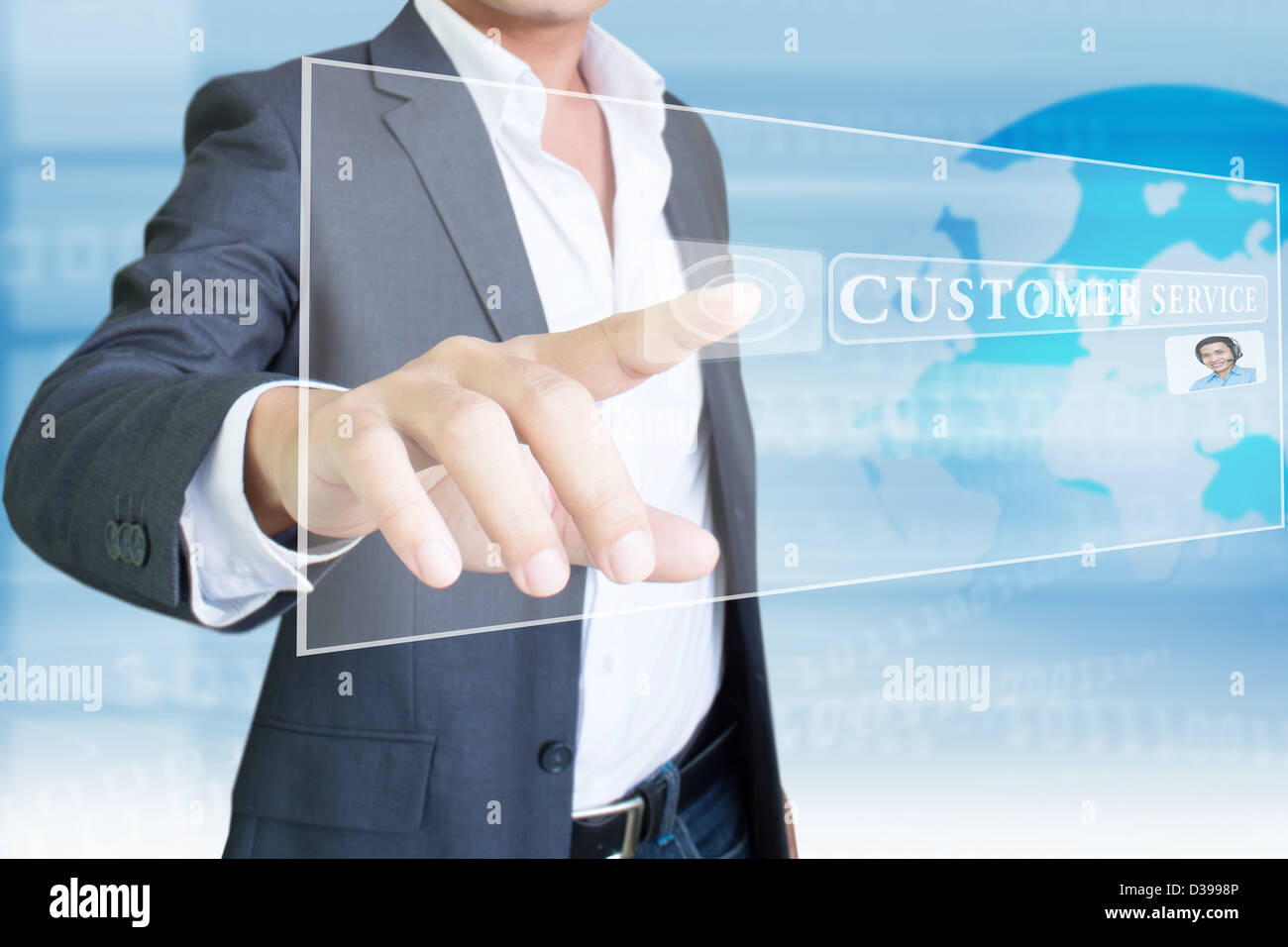 Customer Service , Background For Business Concept And Ideas Stock ...