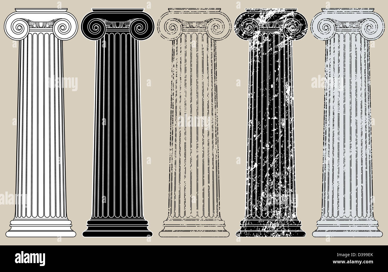 Five Columns, clean and grungy, for anything you may need to support ...