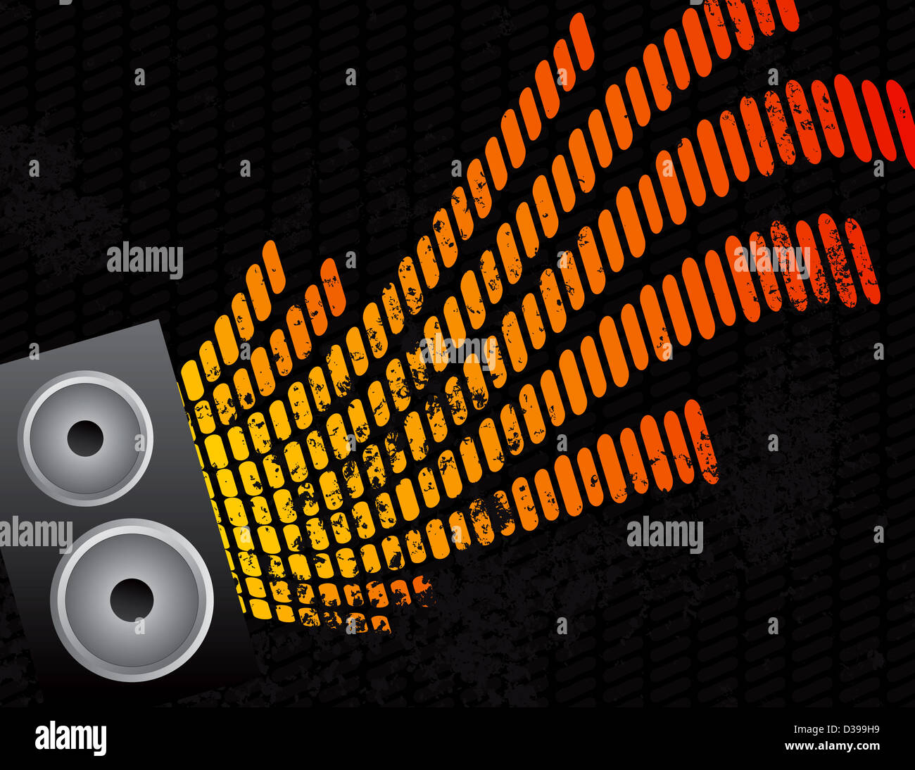 Speaker and Equalizer Audio Background Stock Photo - Alamy