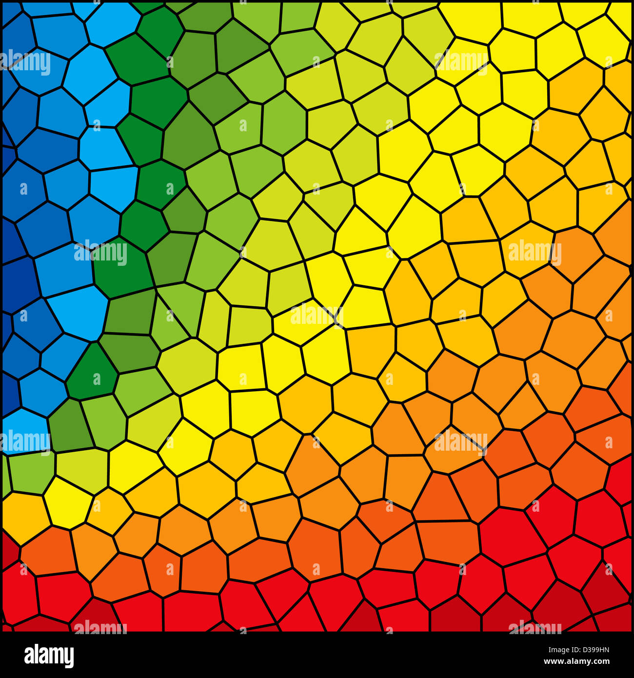 Stained Glass Rainbow Stock Photo - Alamy