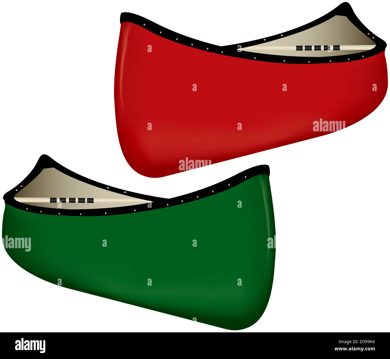 Canoe canoes Cut Out Stock Images & Pictures - Alamy