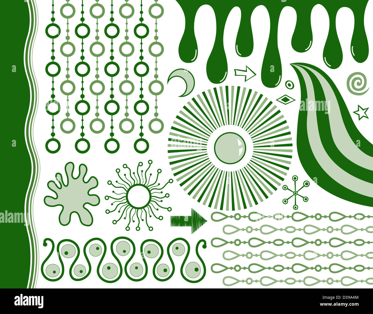 Various Design Elements Stock Photo - Alamy