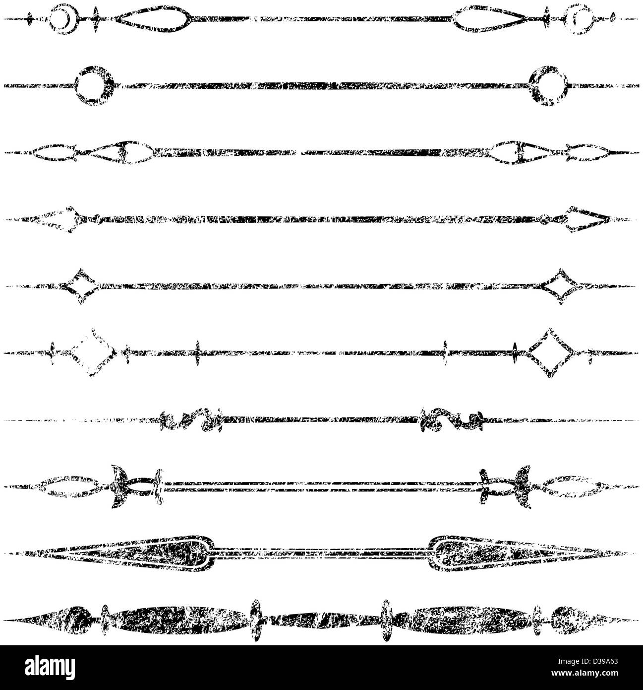 Divider design Black and White Stock Photos & Images - Alamy