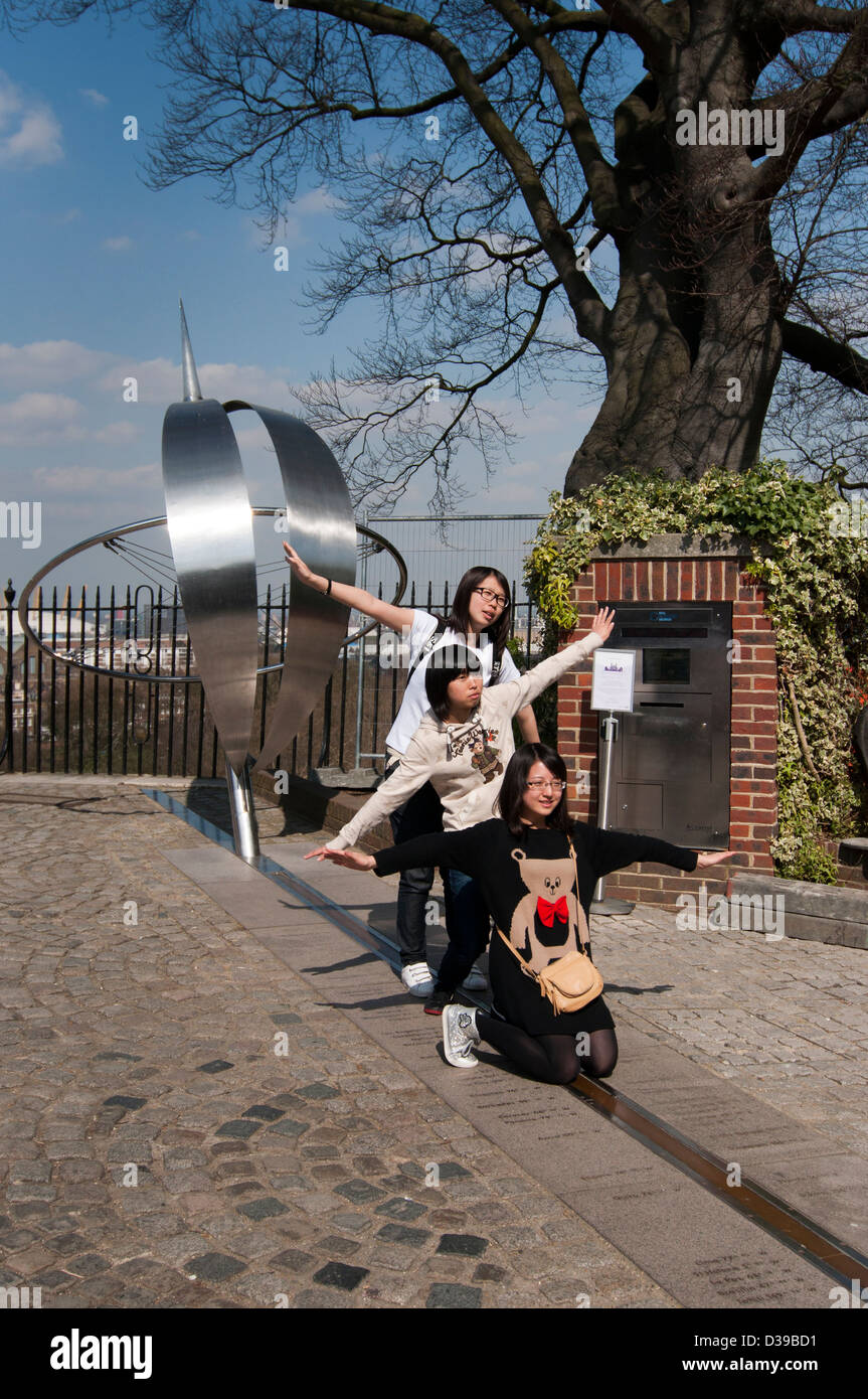 On the greenwich meridian hi-res stock photography and images - Alamy