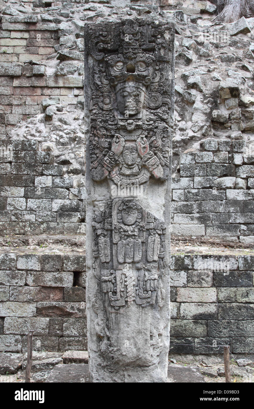 Maya figure copan hi-res stock photography and images - Alamy
