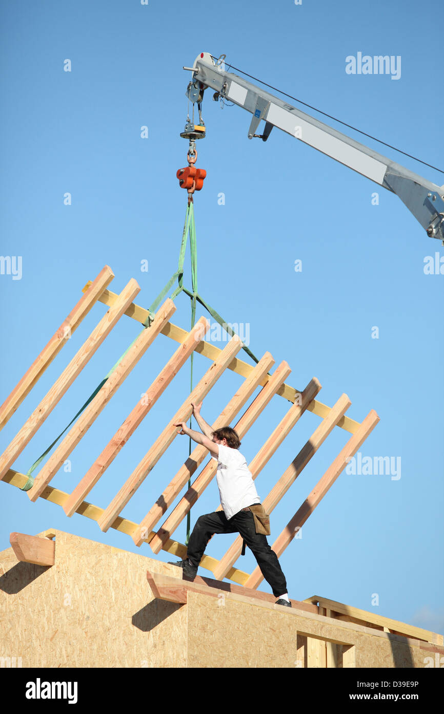 crane lifting structure Stock Photo - Alamy