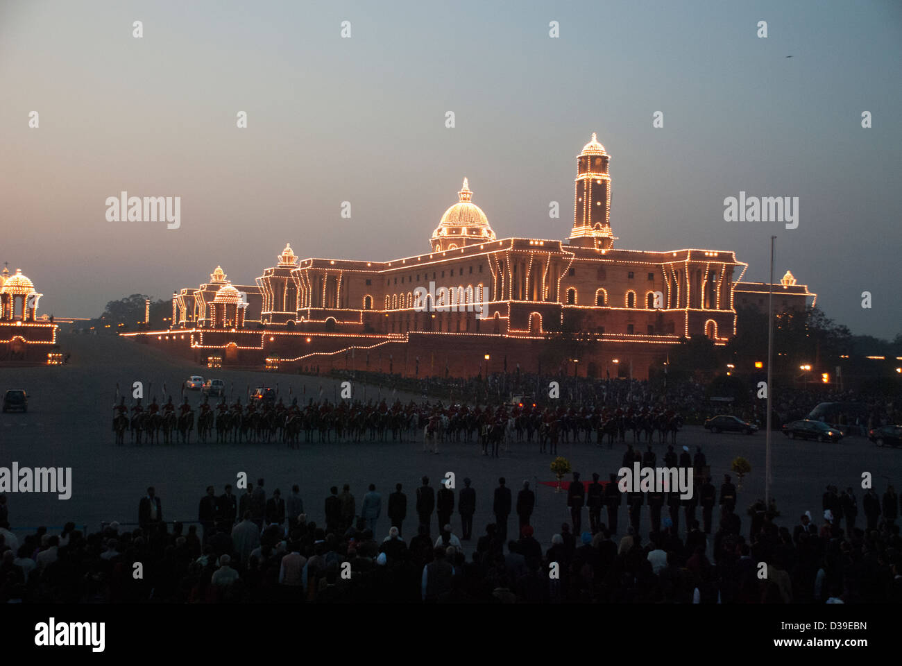 India republic day illumination hi-res stock photography and images - Alamy