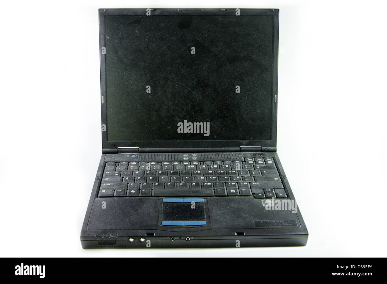 Dirty and Dusty Old Computer, symbol of old technology Stock Photo - Alamy