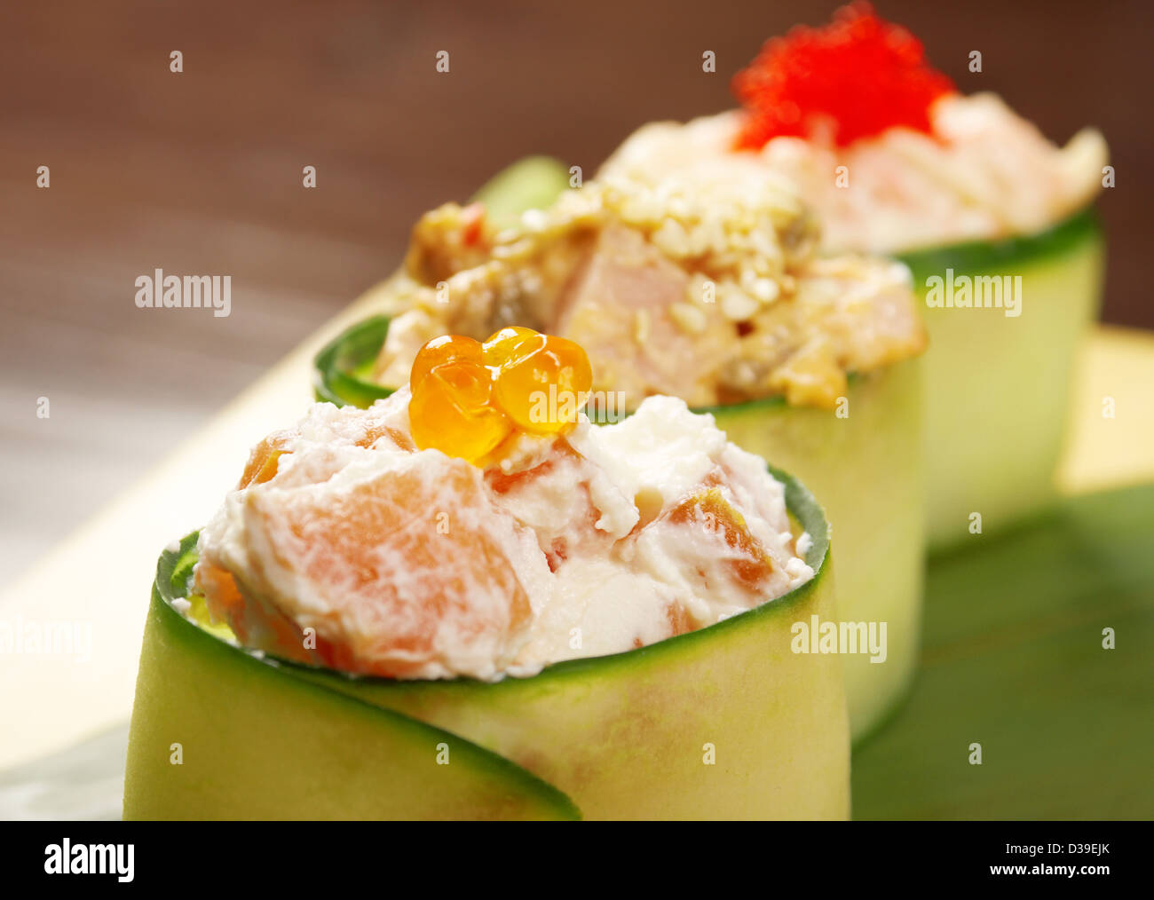 Traditional Japanese Sushi Fish