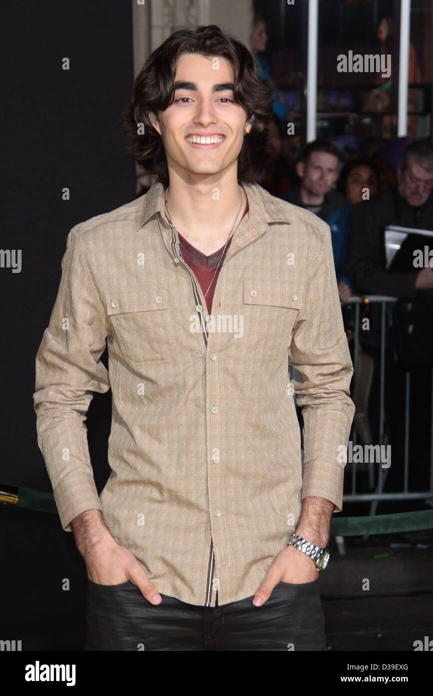 Los Angeles, California, USA. 13th February 2013. Blake Michael attends ...