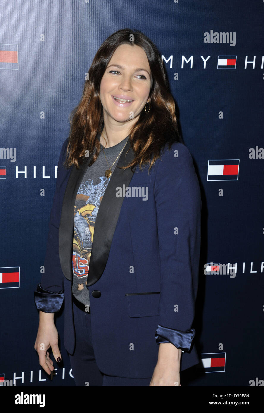 Los Angeles, California, USA. Drew Berrymore attending Tommy Hilfiger ...