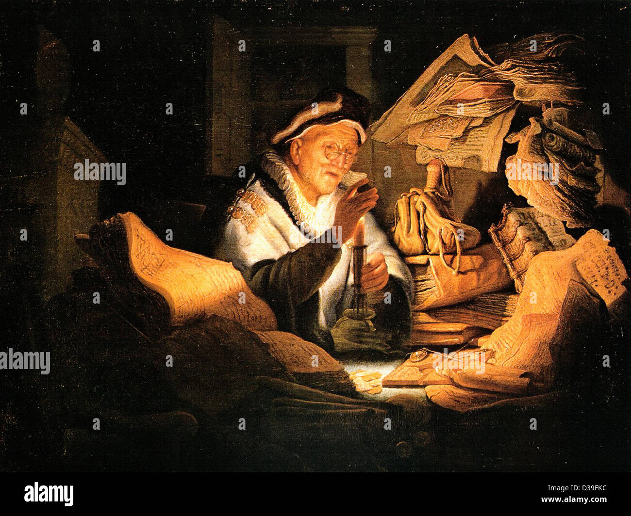 Rembrandt van Rijn, The Rich Man from the Parable. 1627 Oil. Baroque ...